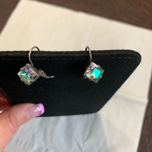Sabika | Jewelry | Sabika Diamond Shape Bluegreenpink Hues Stone ...